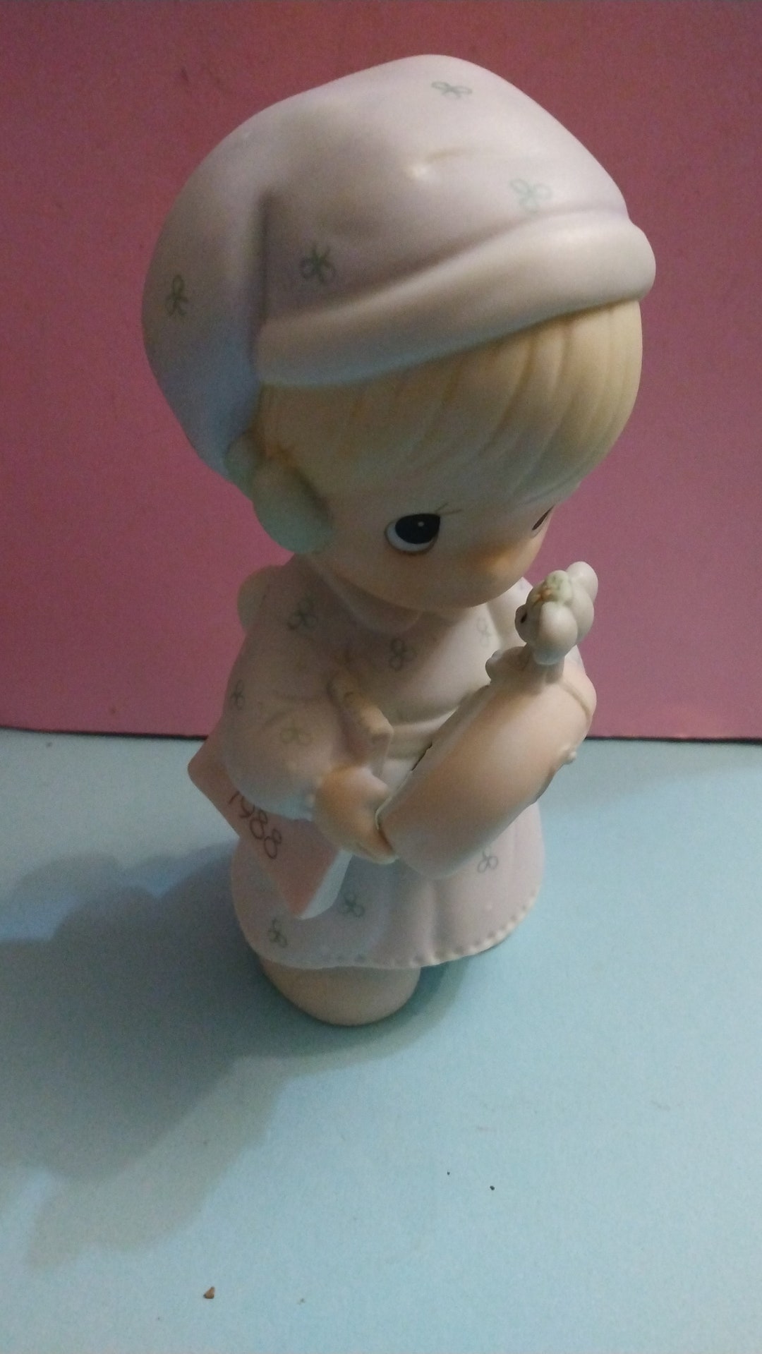 Vintage Enesco Precious Moments, Time to Wish You a Merry Christmas - Etsy