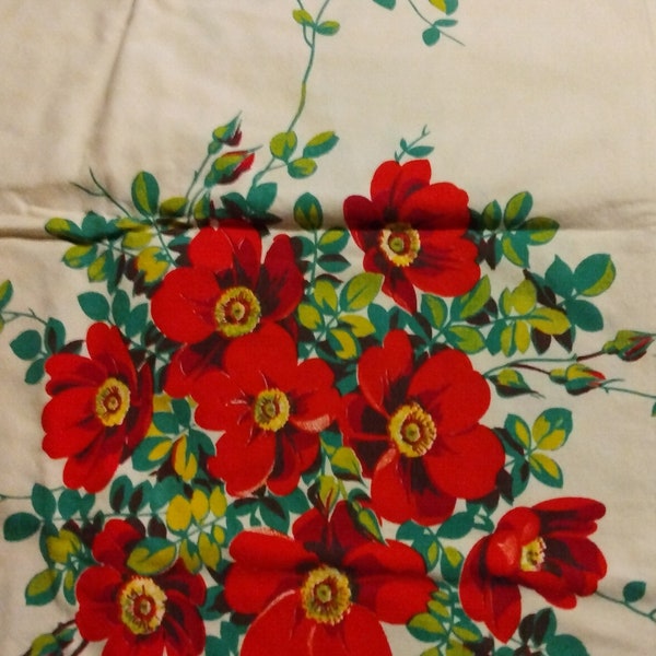 Red Table Cloth - Etsy