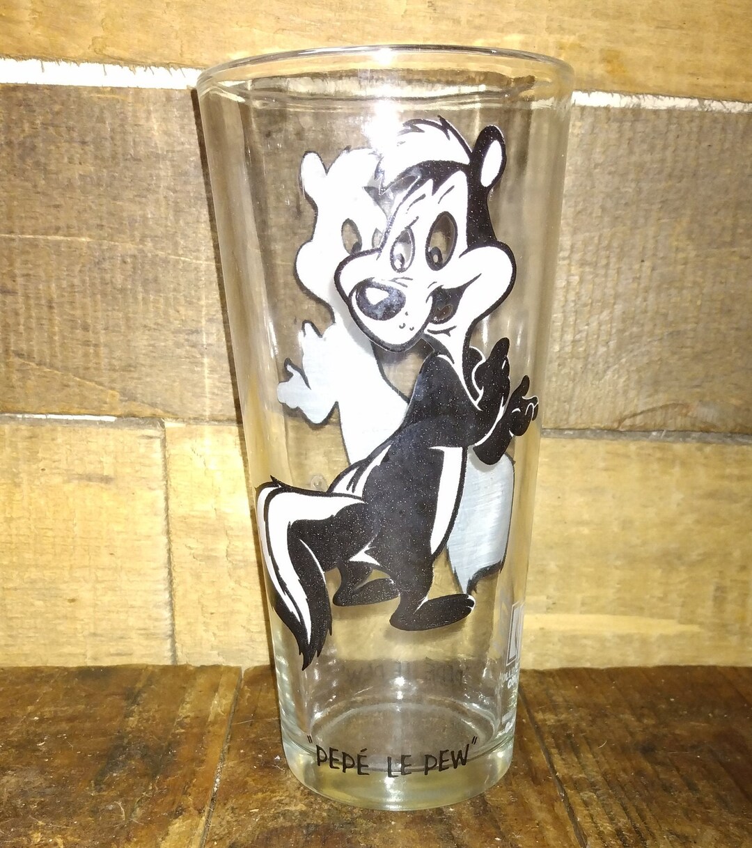 Vintage 1973 Pepsi Cartoon Glass Pepe Le Pew - Etsy
