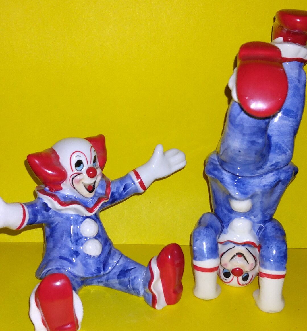 Vintage 1989 Schmid Bozo the Clown Figures, Handpainted - Etsy