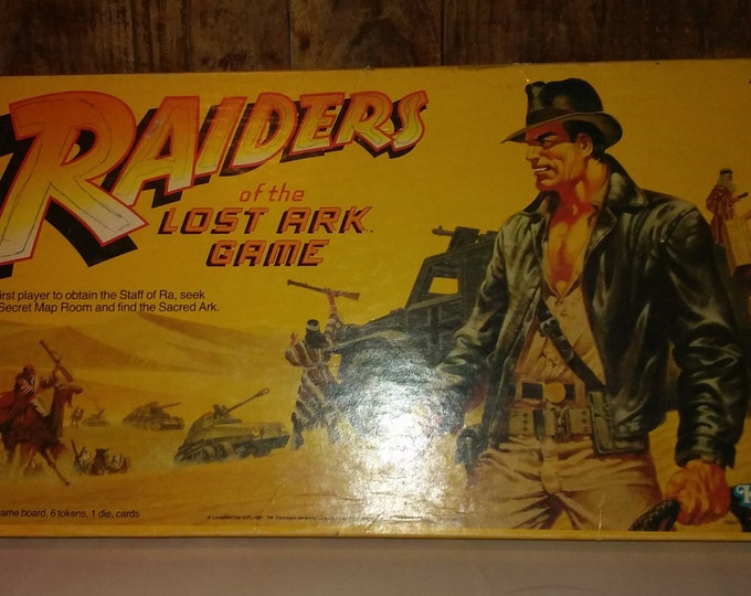 Vintage 1981 Raiders of the Lost Ark Board Game - Etsy