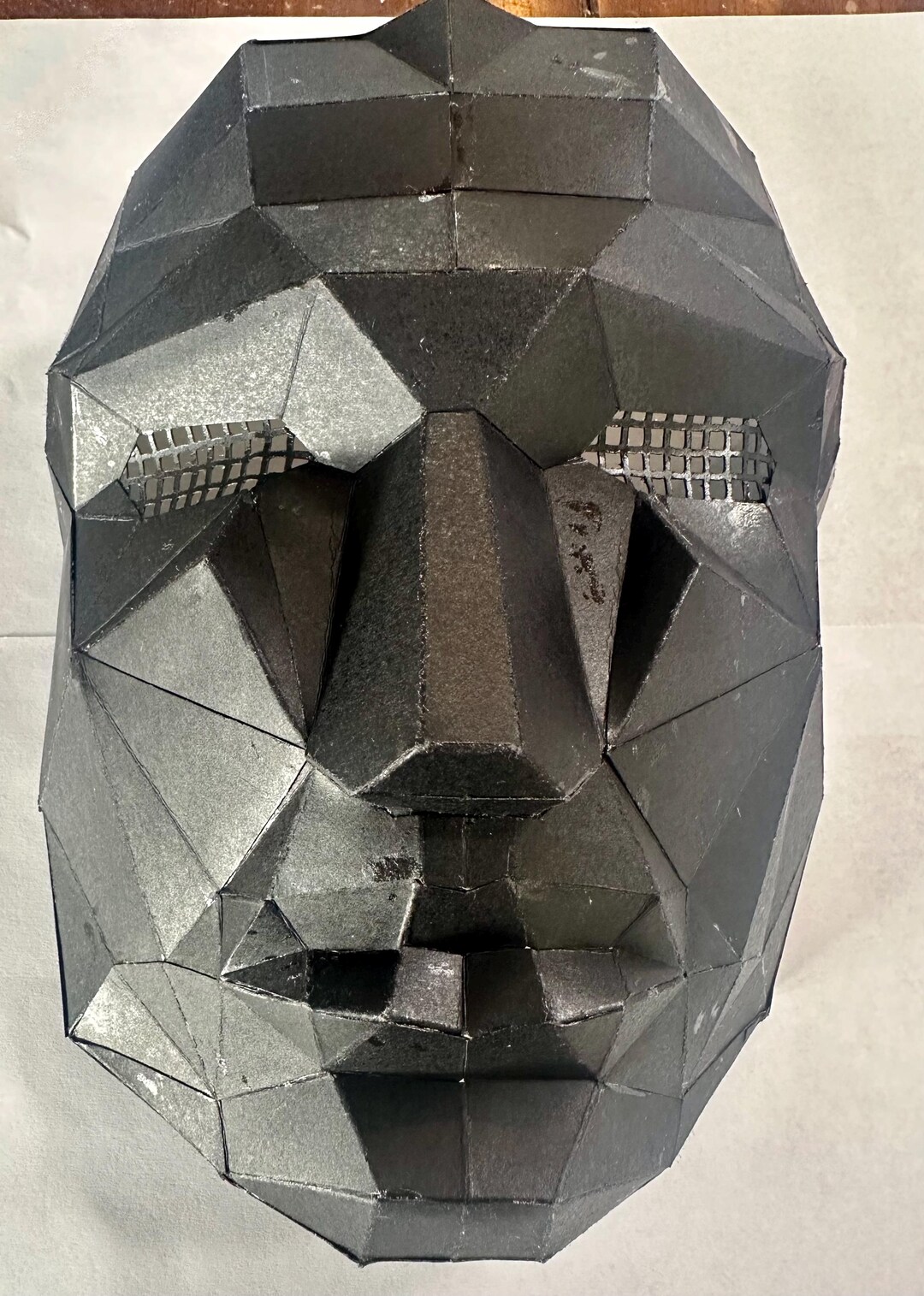 Frontman MASK. 3d Papercraft - squid game, Black - Etsy Portugal