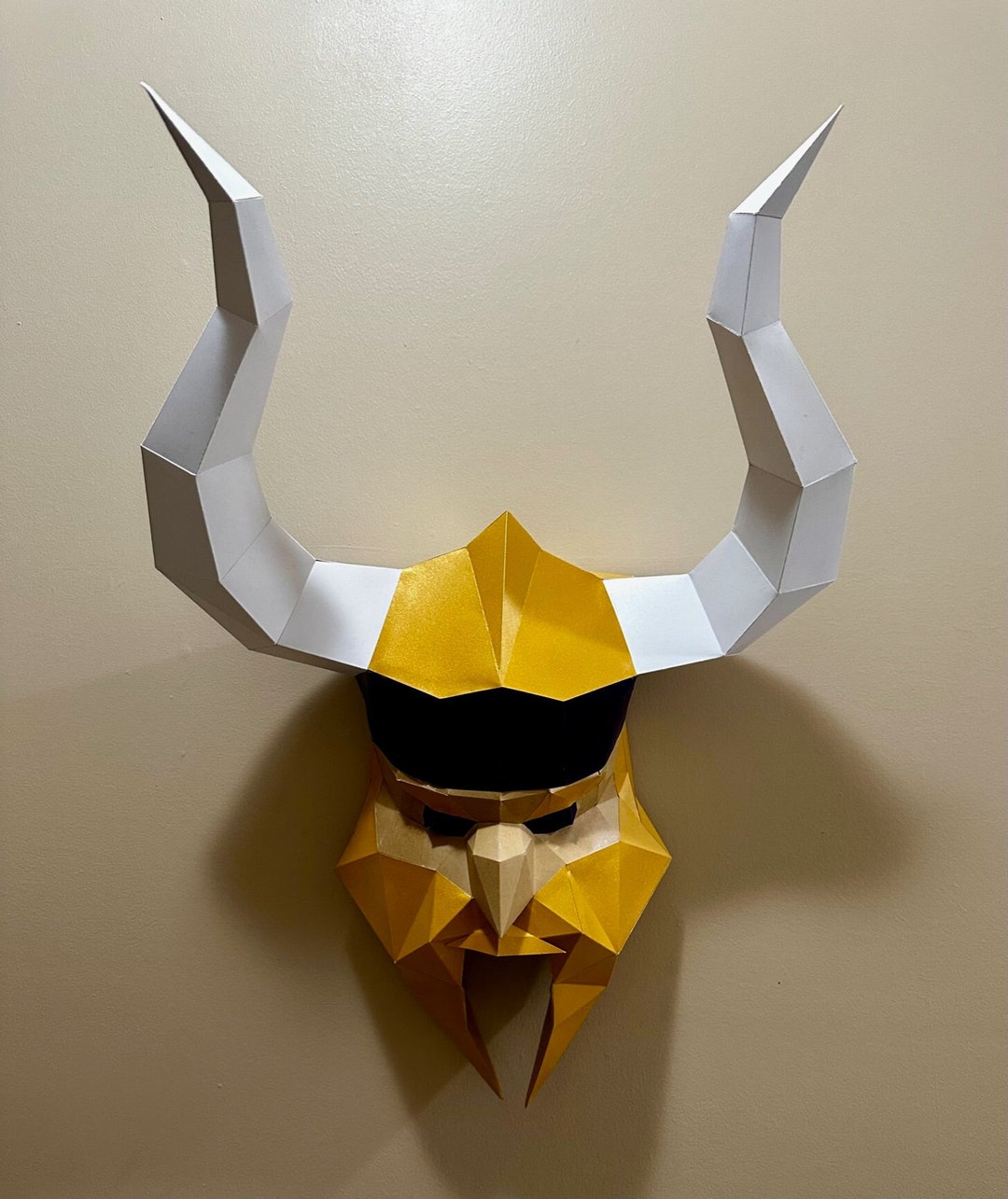 MINNESOTA VIKINGS- 3D Poly Papercraft -wall Mount - Etsy