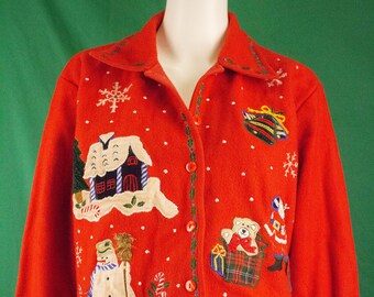 Christmas jacket | Etsy