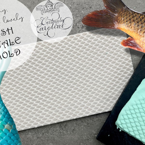 Mermaid Scales Texture Mat - Etsy