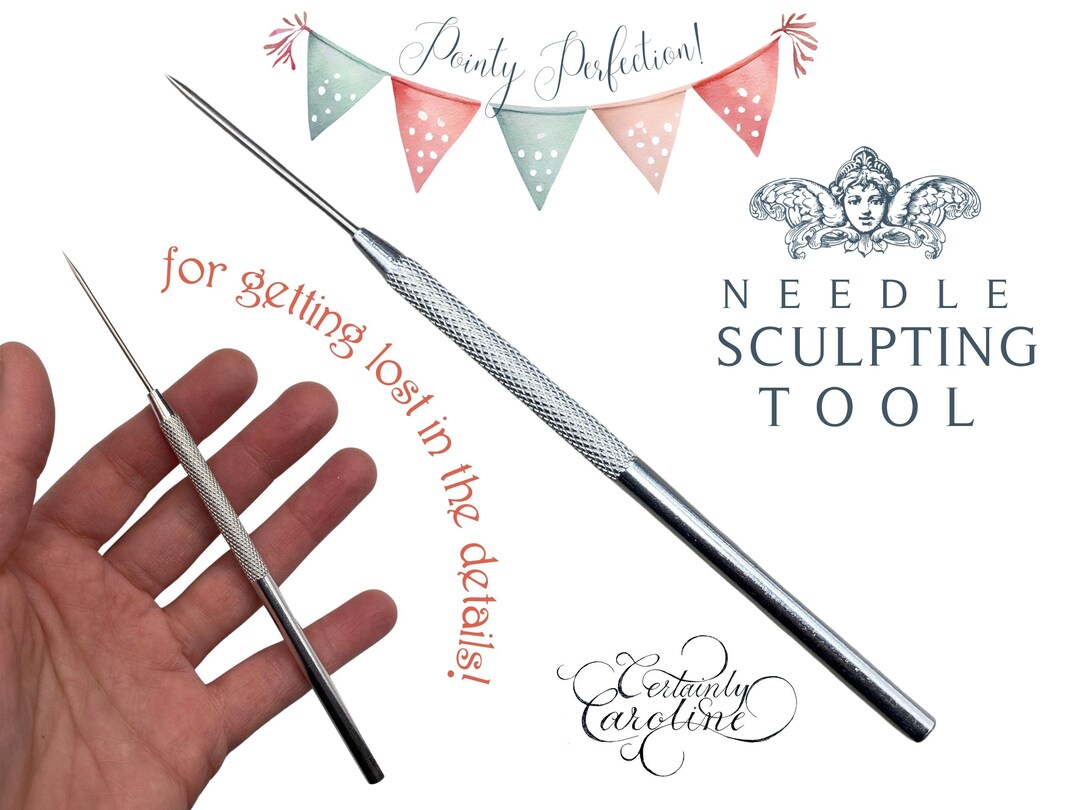 Detailing Tool for Sculpting, Clay Needle Tool, Sharp Pointed Tip ...
