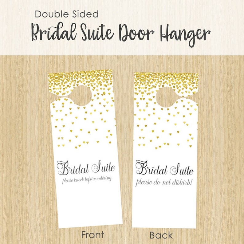 2 Bridal Suite Sign & Groom Suite Sign Bridal Dressing Room - Etsy