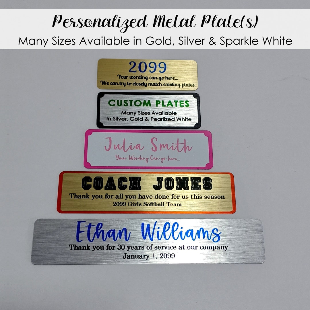 Metal Trophy Plate Plaque Plate Perpetual Plate Perpetual Plaque Plates ...
