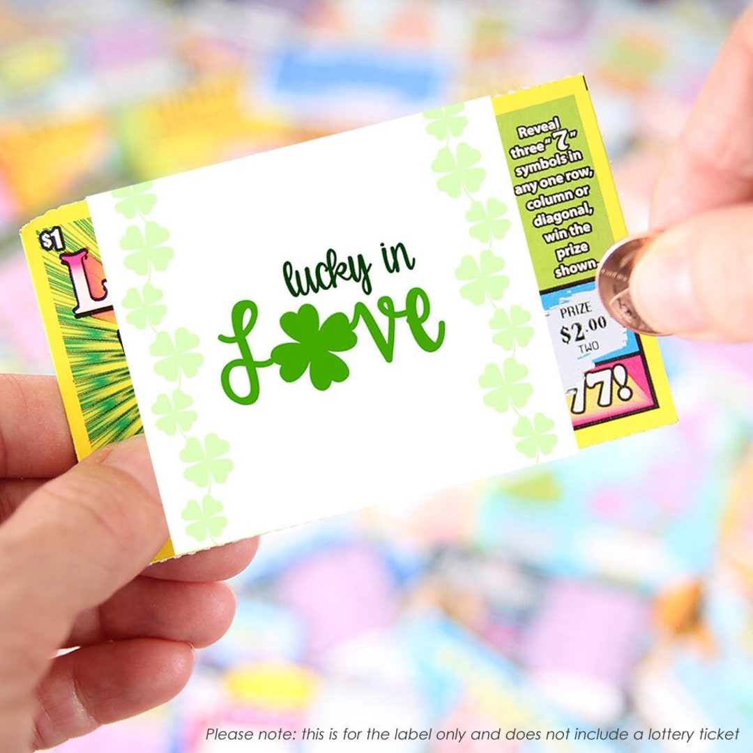 Lucky in Love Wedding Favor- Lucky in Love Bridal Shower- Wedding ...