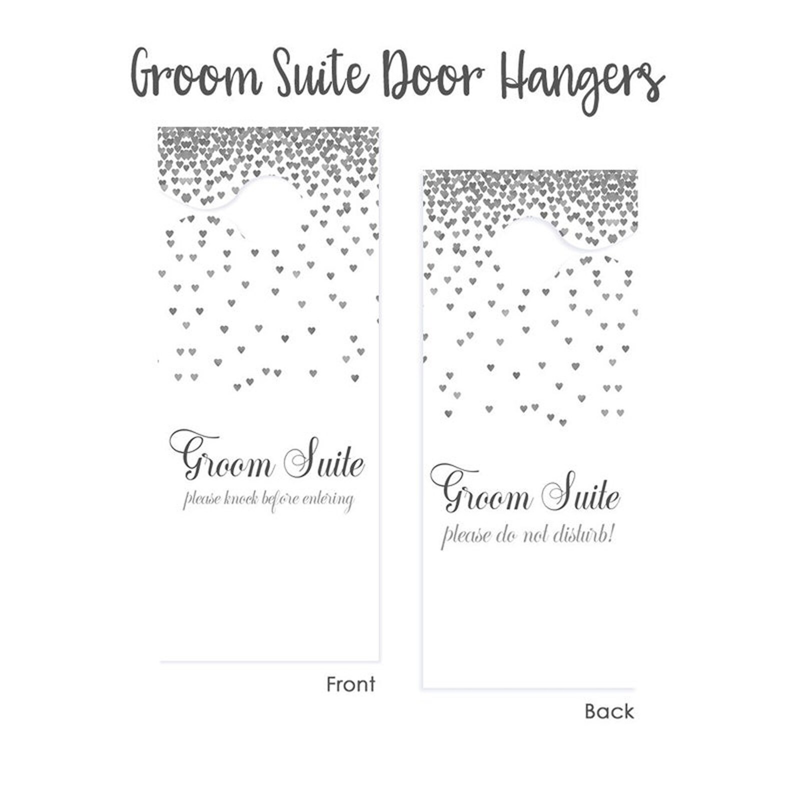 2 Bridal Suite Sign & Groom Suite Sign Bridal Dressing Room - Etsy