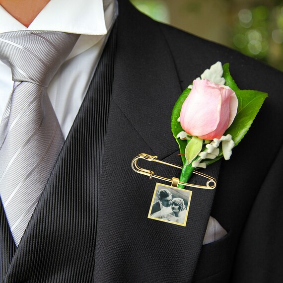 Photo Lapel Pin Lapel Pin With Picture Boutonniere Charm - Etsy