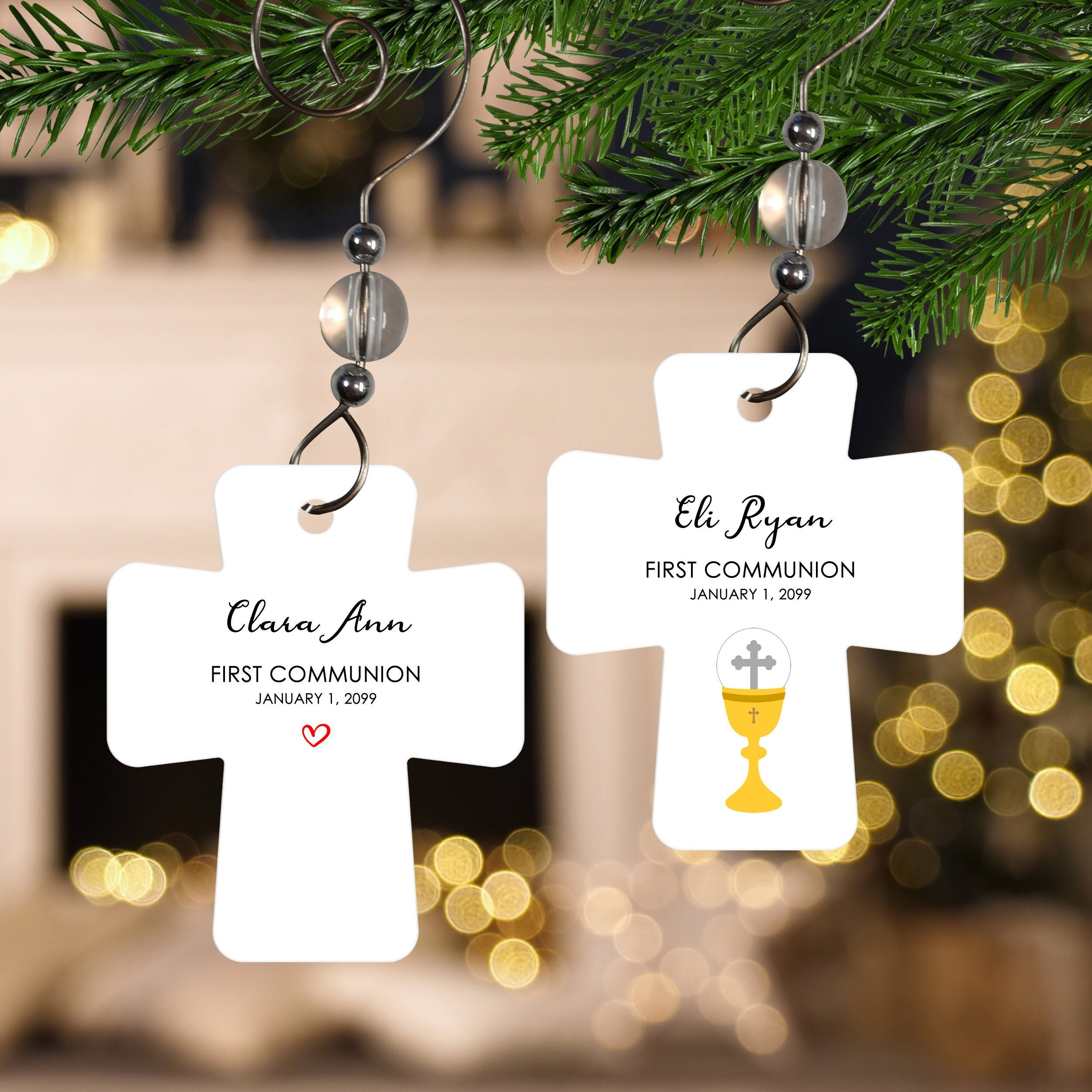 First Communion Ornament, First Communion Christmas Ornament ...