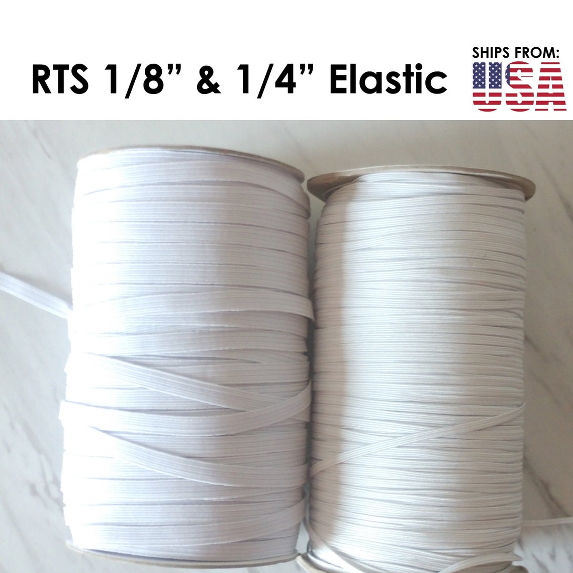 1 8 or 1 4 Mask Elastic 1 8 Inch Elastic 1 8 Elastic 1 8 | Etsy