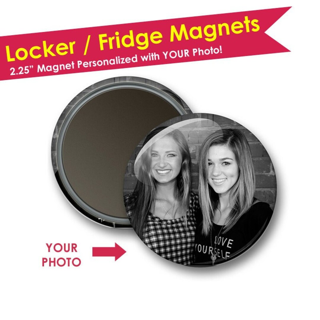 Photo Magnets- Back to School Locker Decorations- Locker Magnets ...