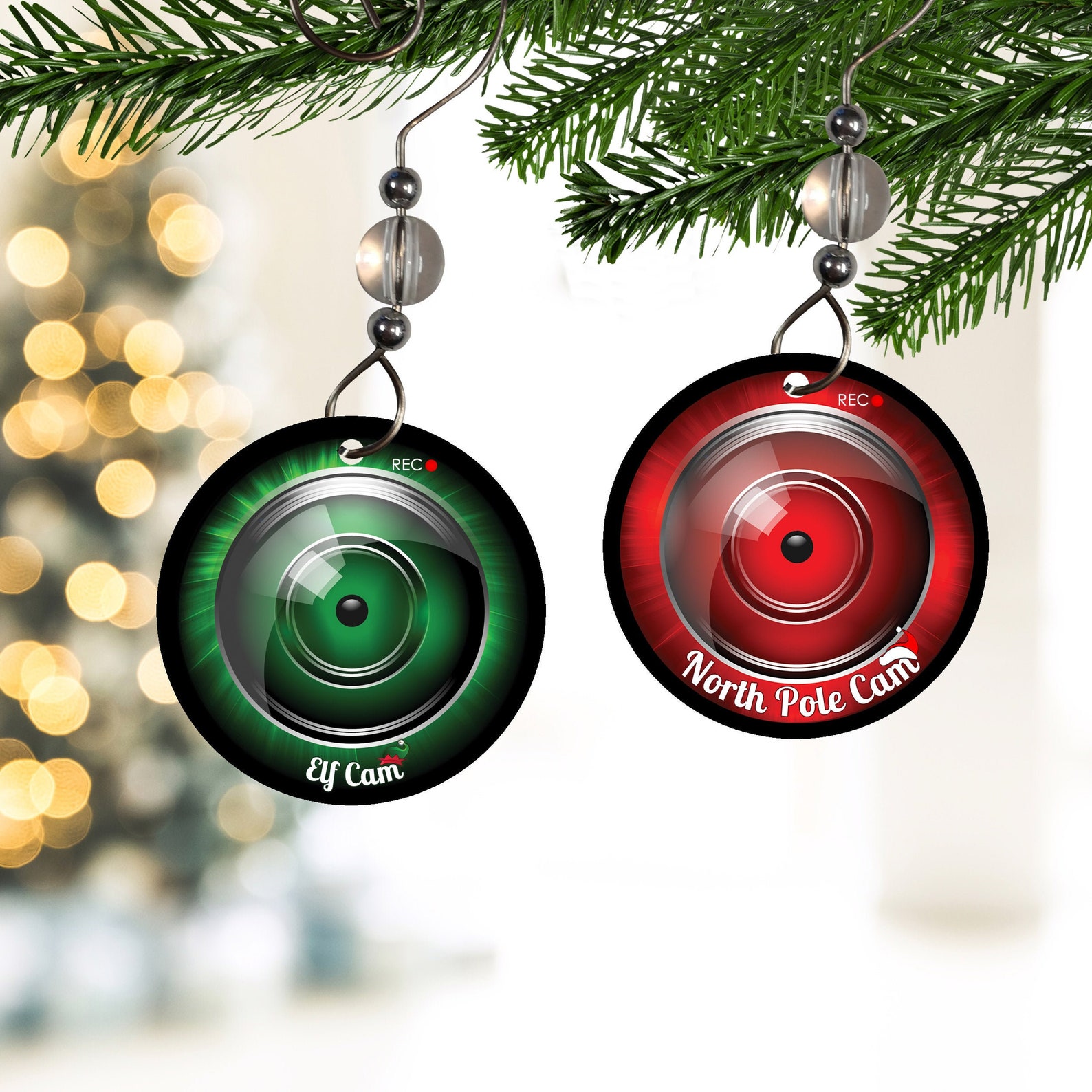 Elf Surveillance Ornament Elf Cam Elf Camera North Pole | Etsy