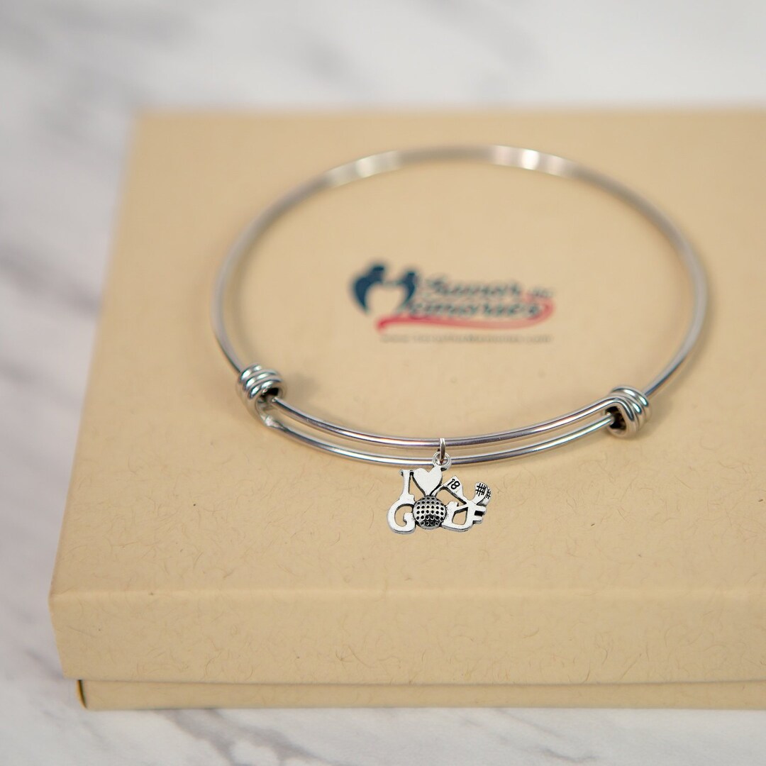 Golf Jewelry- Golf Bracelet- Golf Accessories- Golf Team Gift- Golf ...
