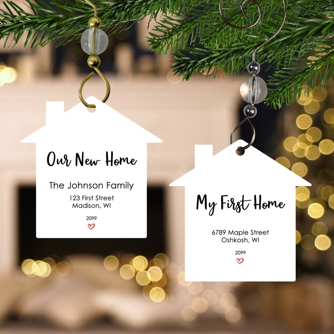 First Home Ornament- First Home Christmas Ornament- New Home Ornament ...