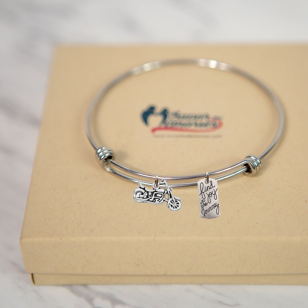 Motorcycle Bracelet- Motorcycle Jewelry- Biker Chick Jewelry- Biker ...