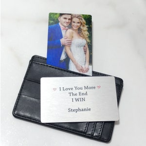 Personalized Wallet Card- Picture Wallet Card- Picture Wallet Insert ...