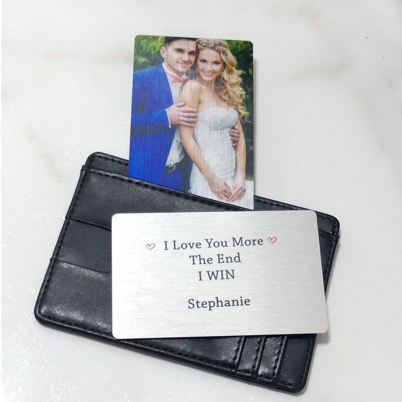 Personalized Wallet Card Picture Wallet Card Picture Wallet | Etsy