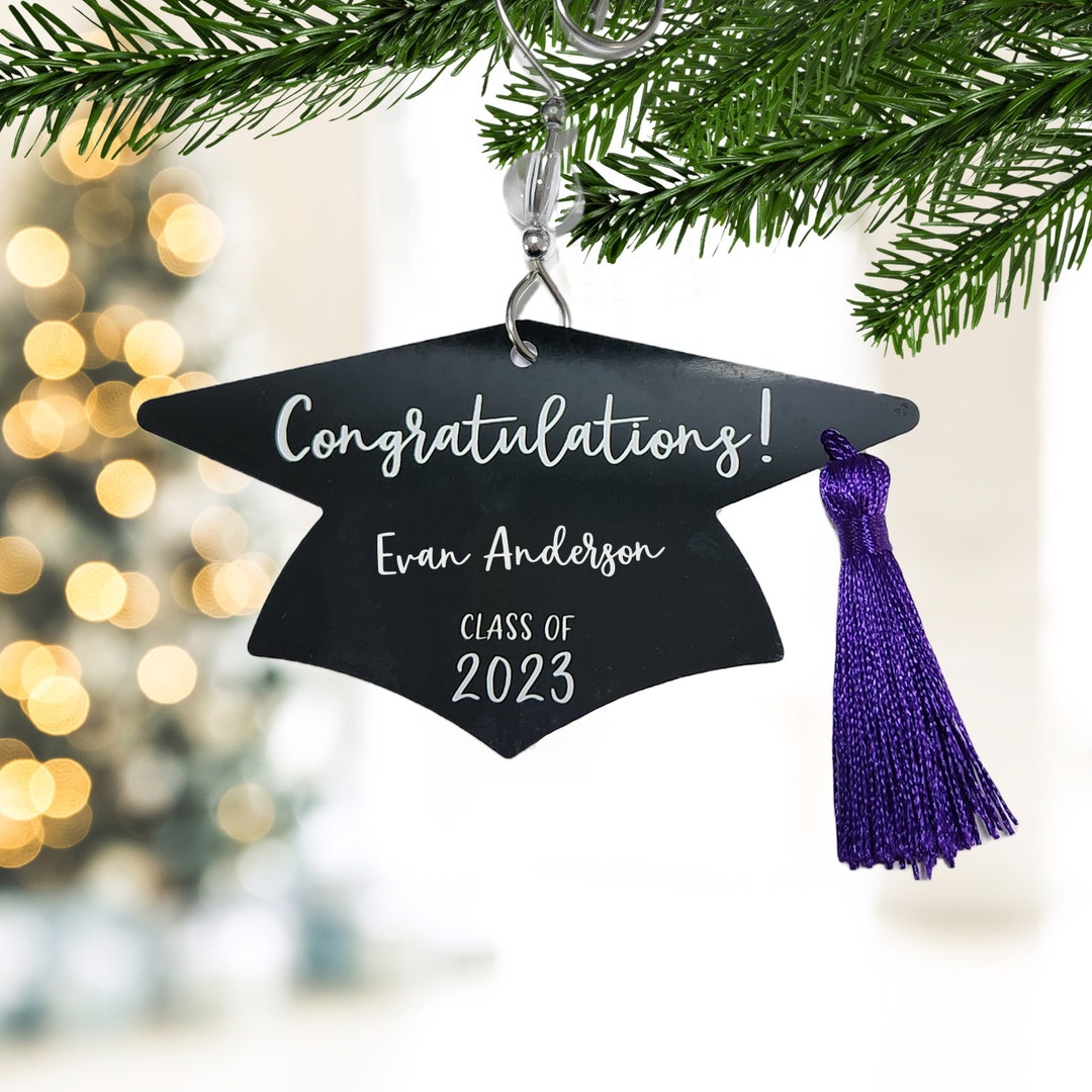 Graduation Cap Ornament- Graduation Hat Ornament- Graduation Ornament ...