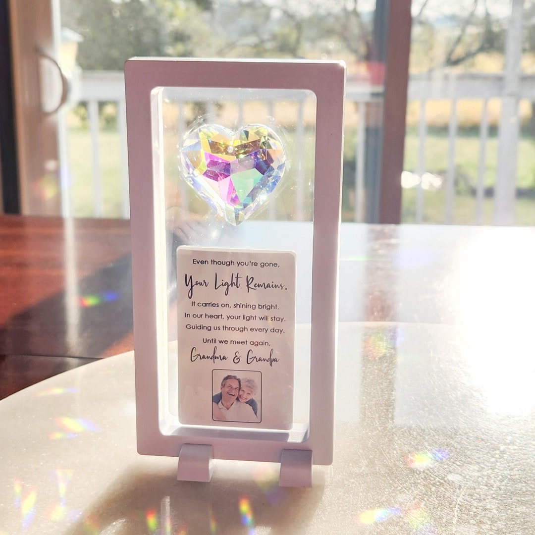 Memorial Suncatcher- Memorial Sun Catcher- Personalized Sympathy Gift ...