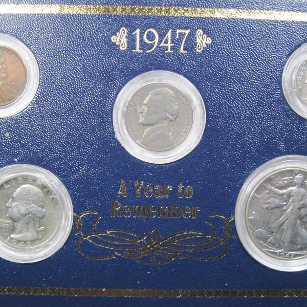 Birth Year Coin Set - Etsy