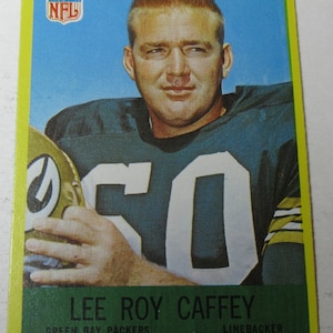 1967 Lee Roy Caffey Football Card (#E112B) - Etsy