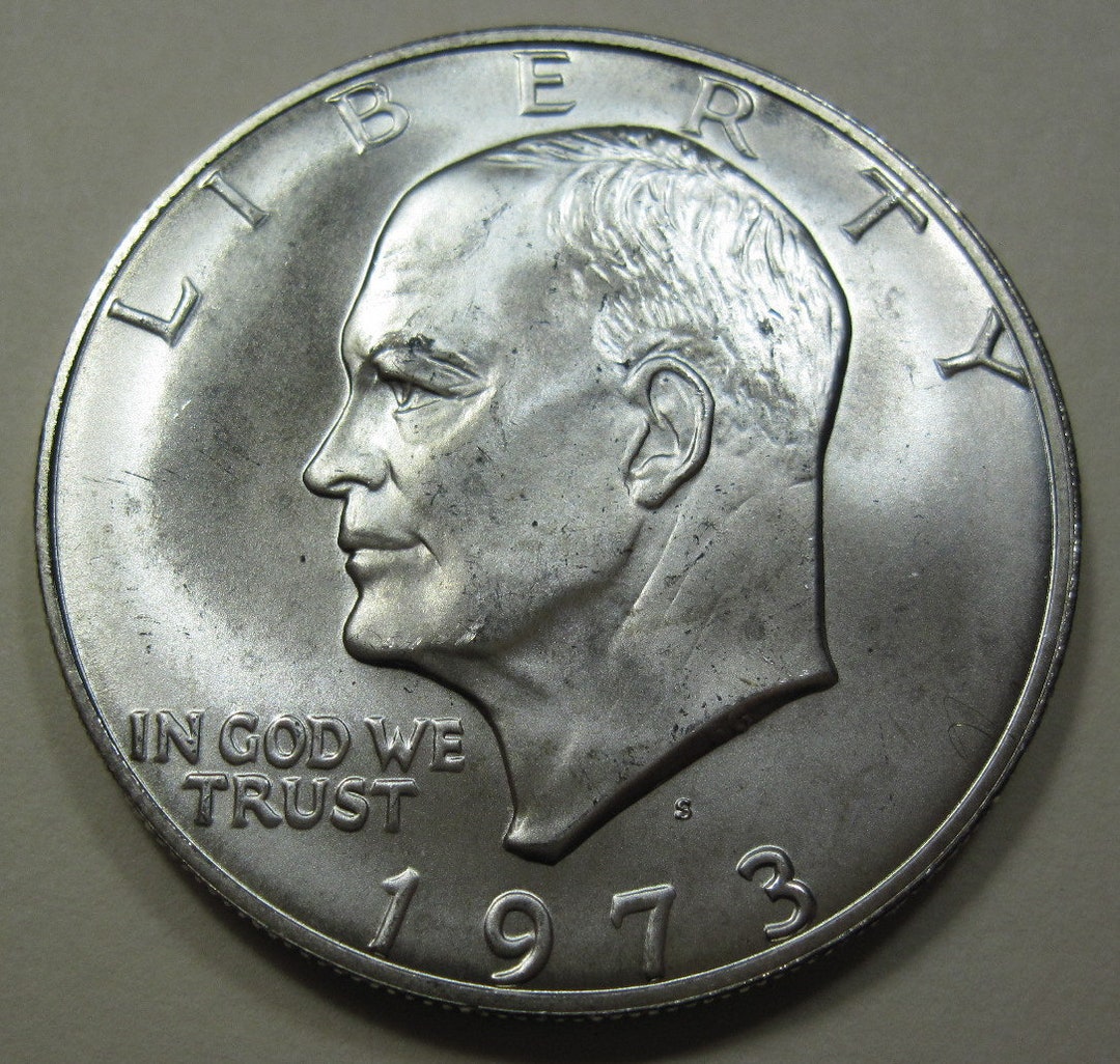 1973 S Silver Ike Dollar Uncirculated Coin (#E222E) - Etsy