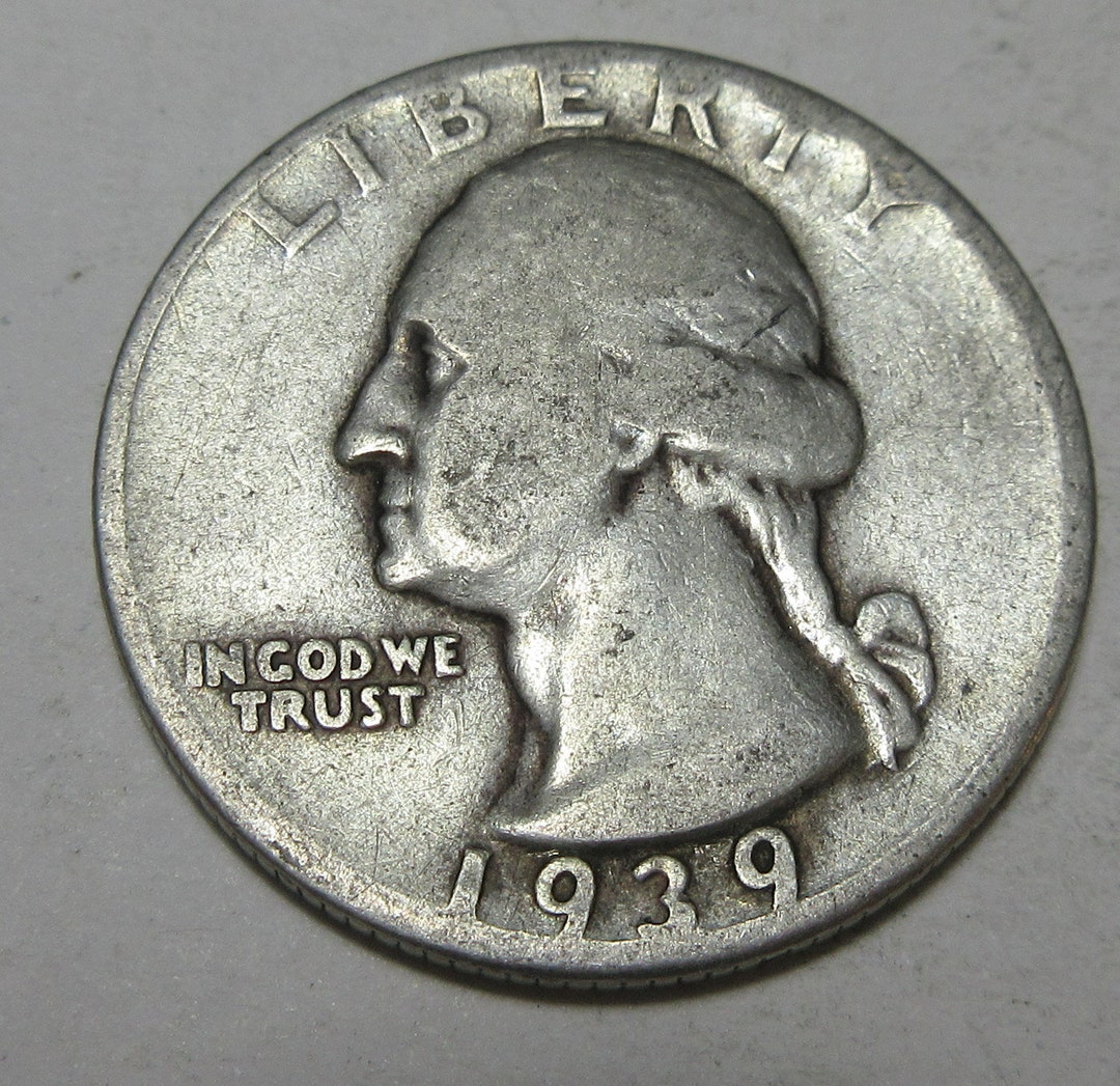 1939 Washington Quarter (#E217RR) - Etsy