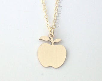 Apple necklace | Etsy