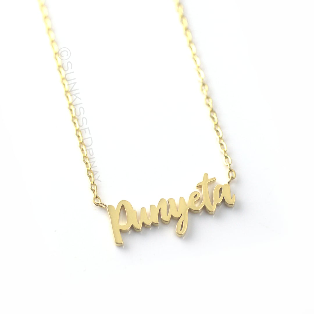 Punyeta Necklace - Philippines Tagalog Word Necklace, Filipino Slang ...