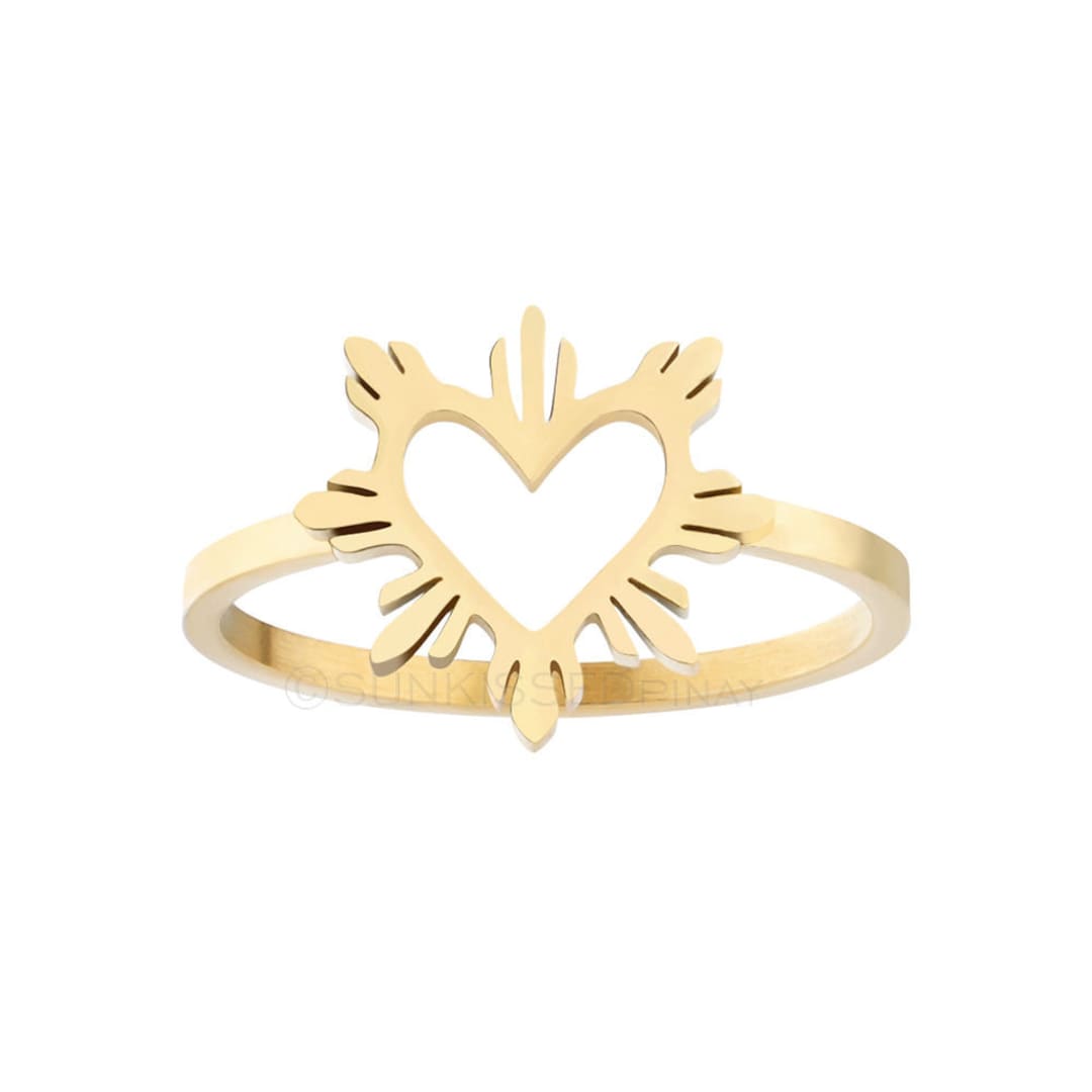 Philippines Heart Sun Ring - Philippines Pride Jewelry, Filipino ...