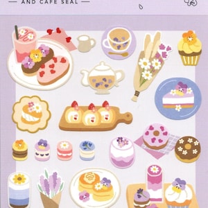Cafe Stickers - Afternoon Tea - Foodie Stickers - Mind Wave Stickers ...