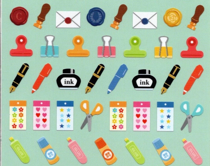 Stationery Stickers School Stickers Reference C8368 - Etsy