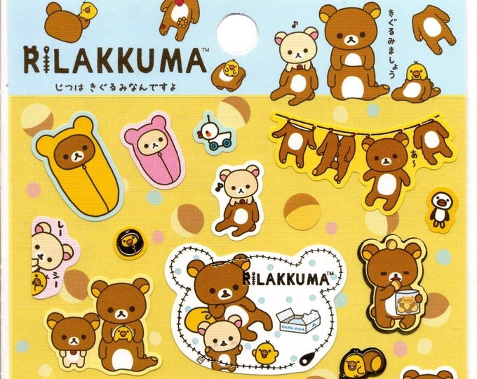 Rilakkuma Stickers - Reference #A5896 - Etsy