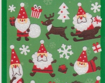 Christmas Stickers Santa Stickers Felt Stickers Mind - Etsy