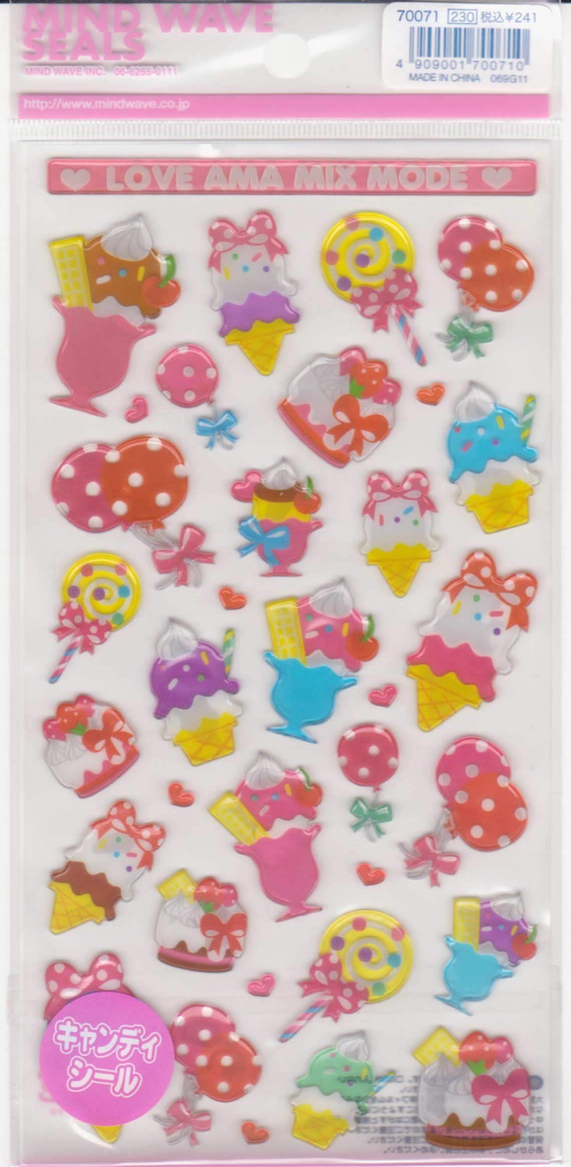 Parfait Stickers Sweets Stickers Raised Mind Wave Stickers - Etsy