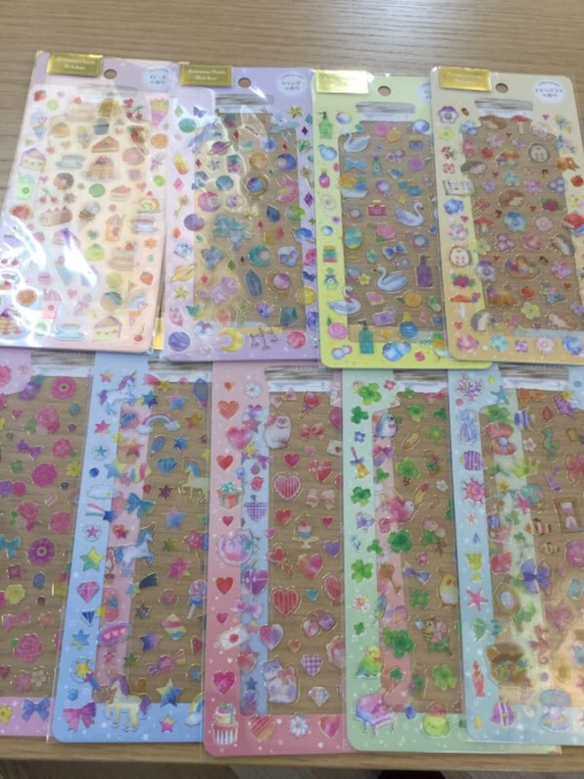 Cat Stickers Heart Stickers Aromarium Stickers Lavender | Etsy