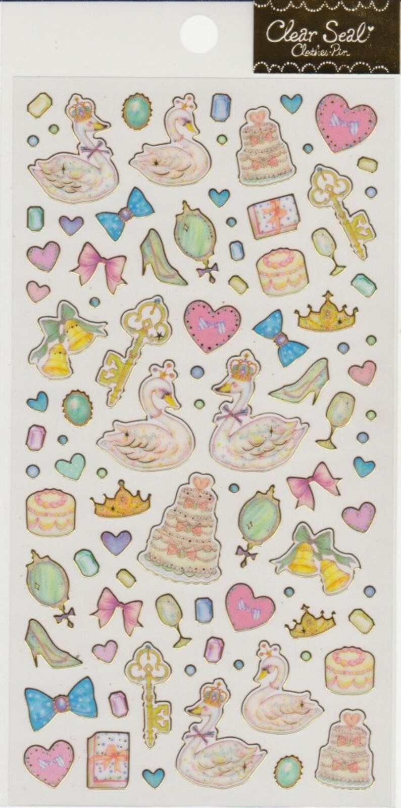 Swan Stickers Cake Stickers Fantasy Stickers Reference - Etsy