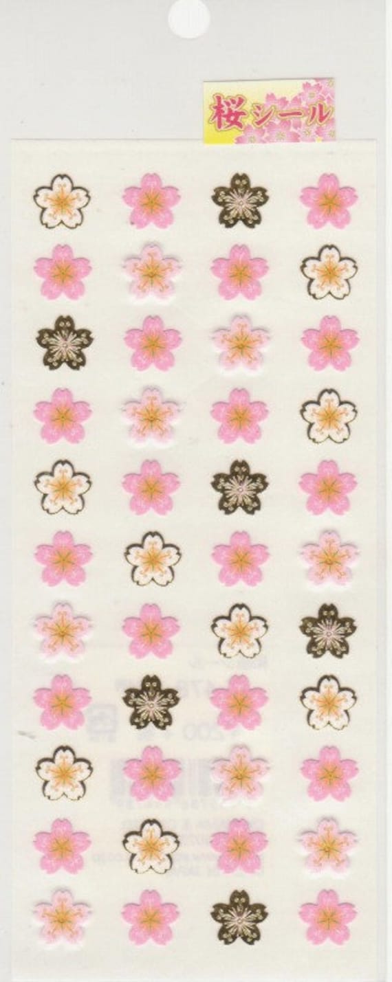 Cherry Blossom Stickers Paper Stickers Reference A8062-65 | Etsy