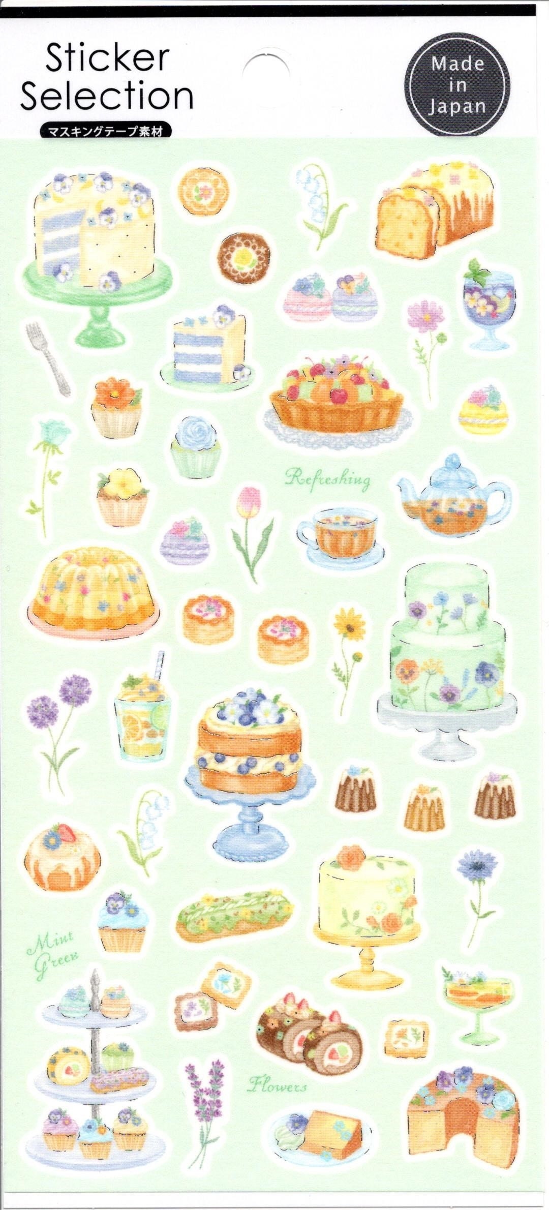 Sweets Stickers Cake Stickers Masking Tape Stickers Reference ...