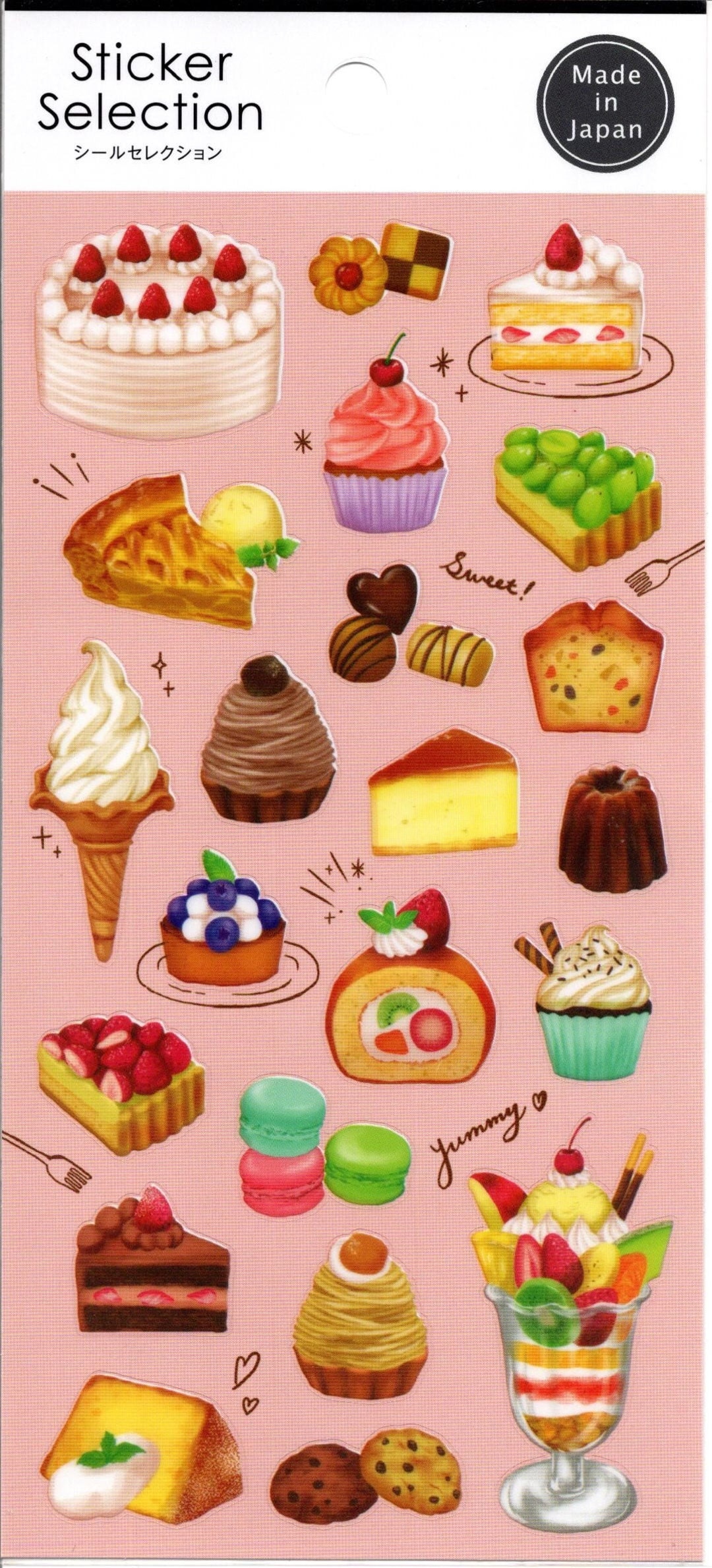 Sweets Stickers - Cake Stickers - Reference #S7573#S7913-14#S7963 - Etsy