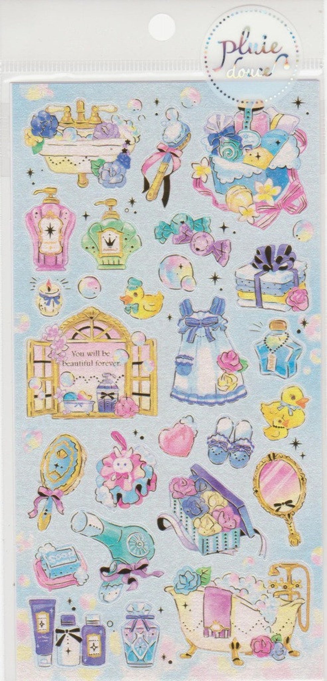 Bubble Bath Stickers - Luxurious Stickers - Flower Stickers - Mind Wave ...