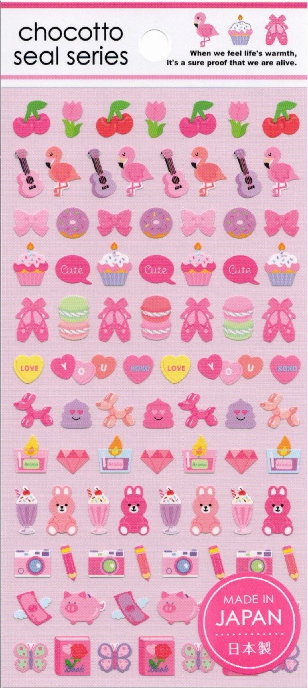 Pink Assort Stickers Reference C3074-75 - Etsy