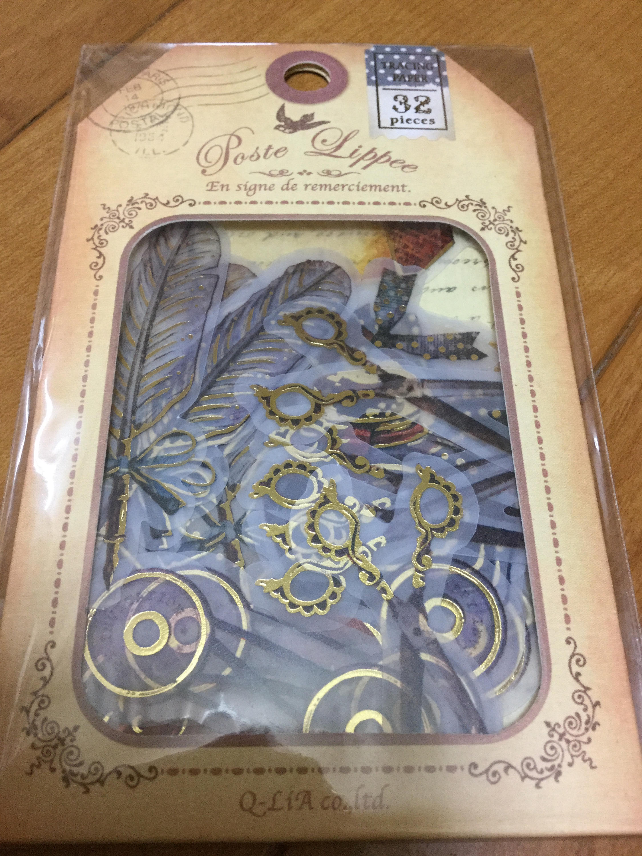 Letter Writing Stickers Q-lia Flake Stickers Set of 32 | Etsy