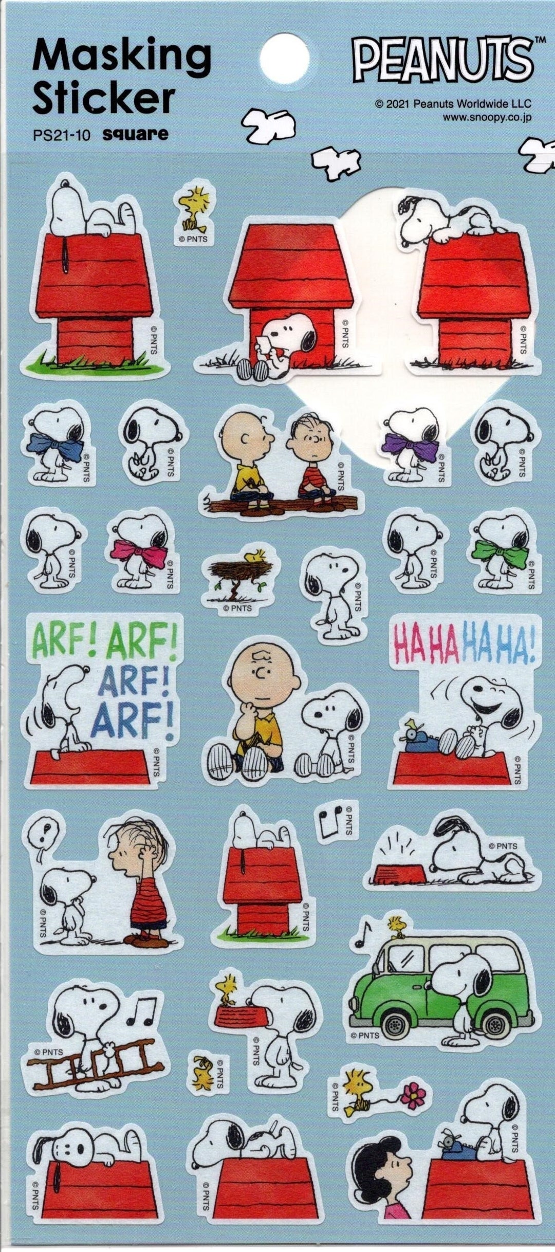 Snoopy Stickers Masking Tape Stickers Reference A5124-25 - Etsy
