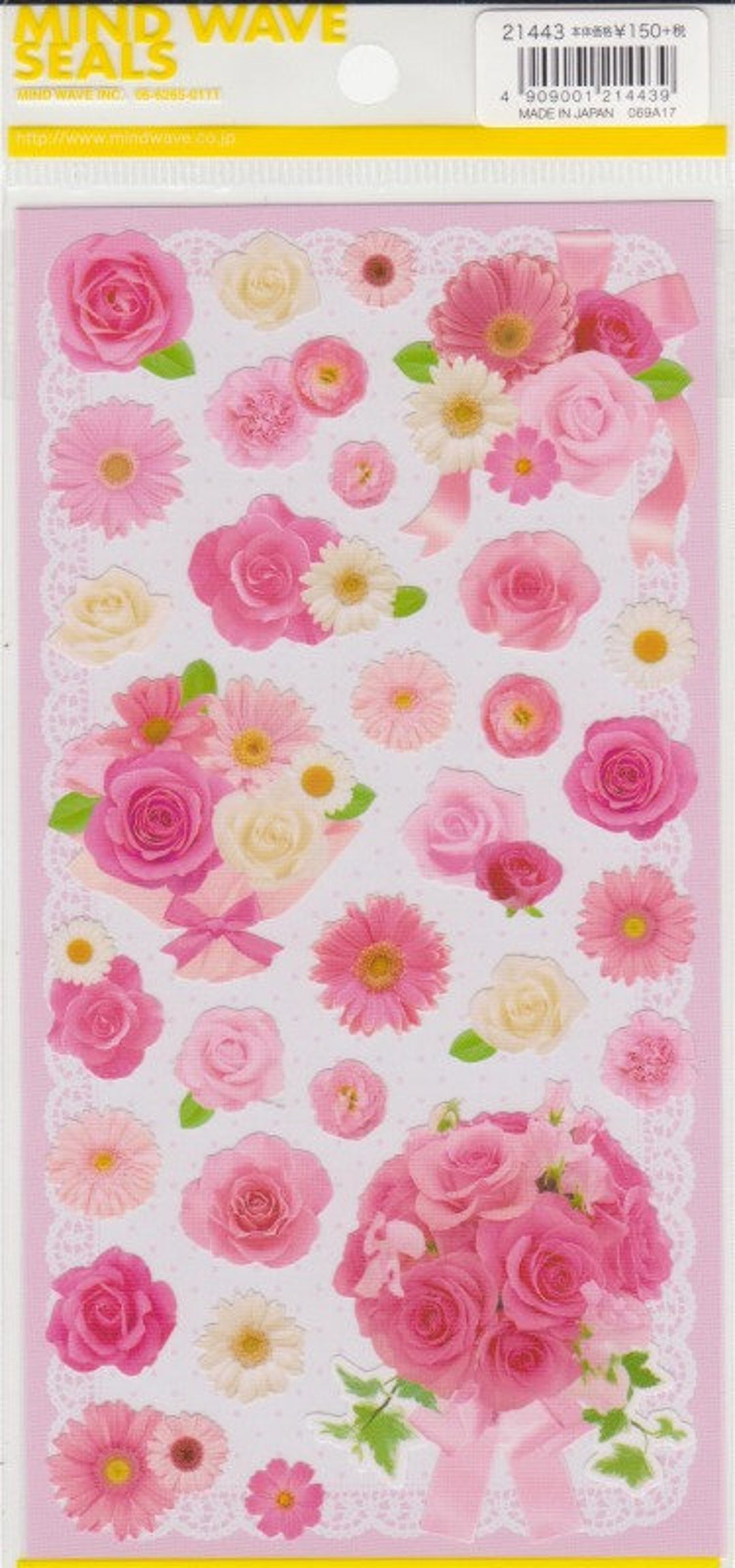 Flower Stickers - Rose Stickers - Floral Stickers - Etsy