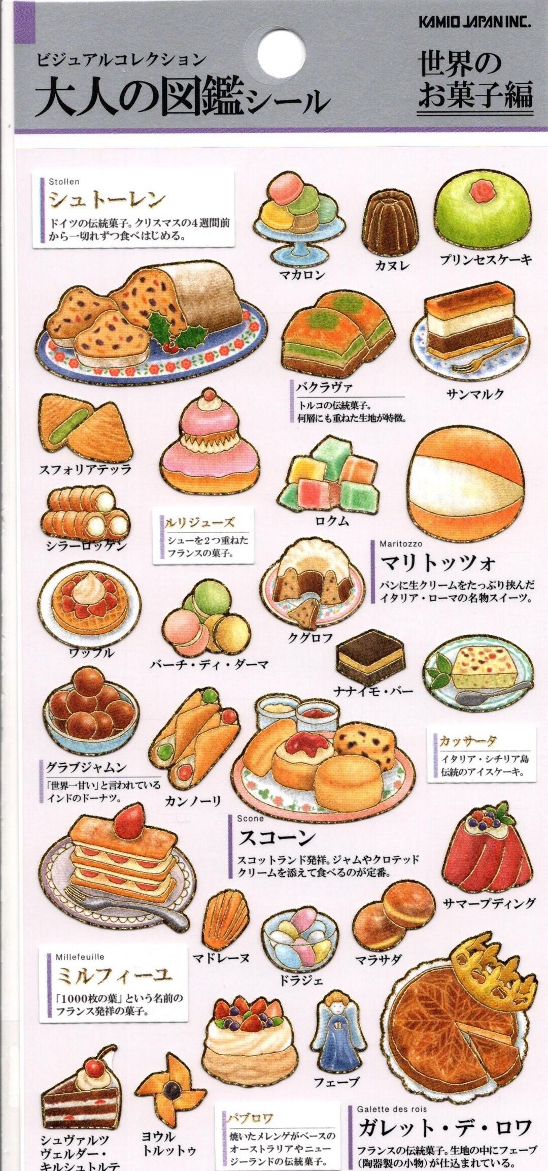 Sweets Stickers - Cafe Dessert Stickers - Foodie Stickers - Paper ...