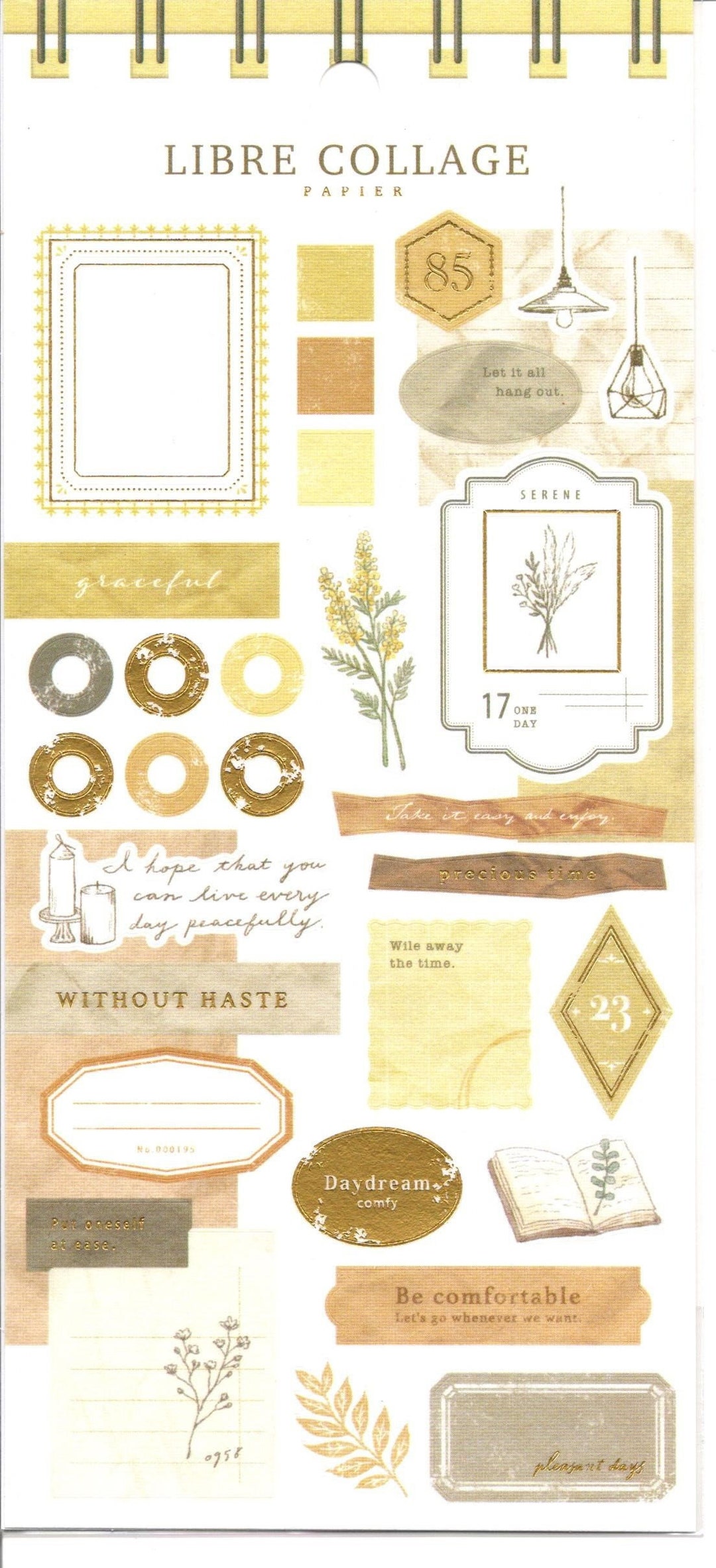 Libre Collage Stickers Reference A7352A10163 - Etsy